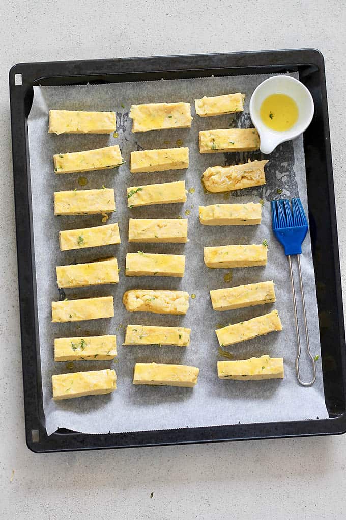 Chickpea Fries {Chickpea Panisse} - Hey Nutrition Lady