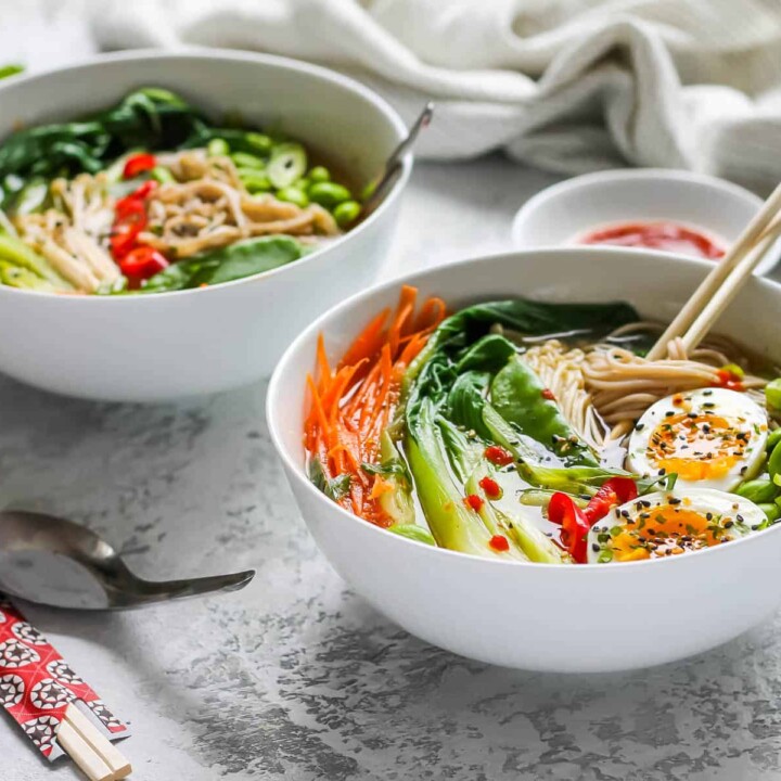10-Minute Vegetable Ramen Noodles - Hey Nutrition Lady