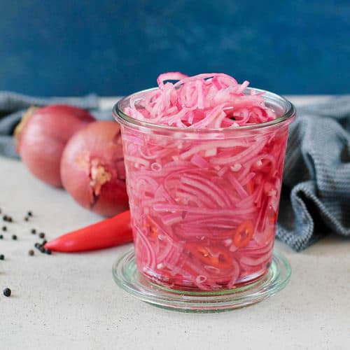 Spicy Pickled Onions - Hey Nutrition Lady