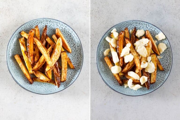 Easy Vegetarian Poutine with Homemade Gravy & Oven Fries - Hey ...