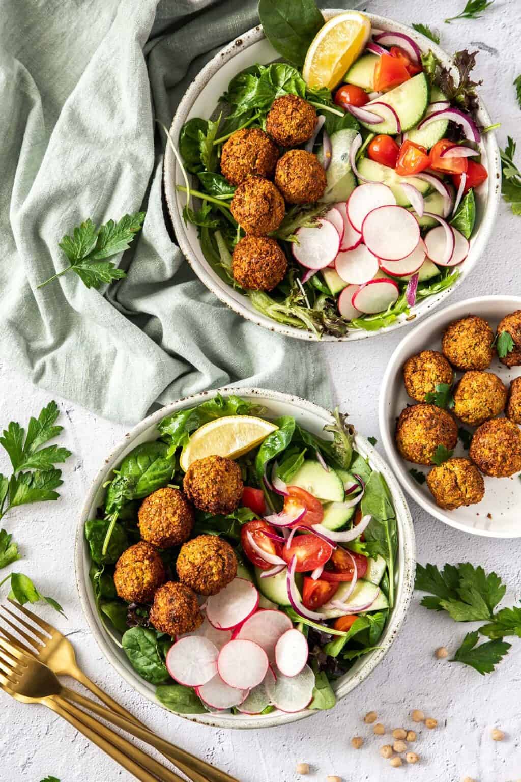 Air Fryer Falafel - Easy, Healthy Recipe - Hey Nutrition Lady