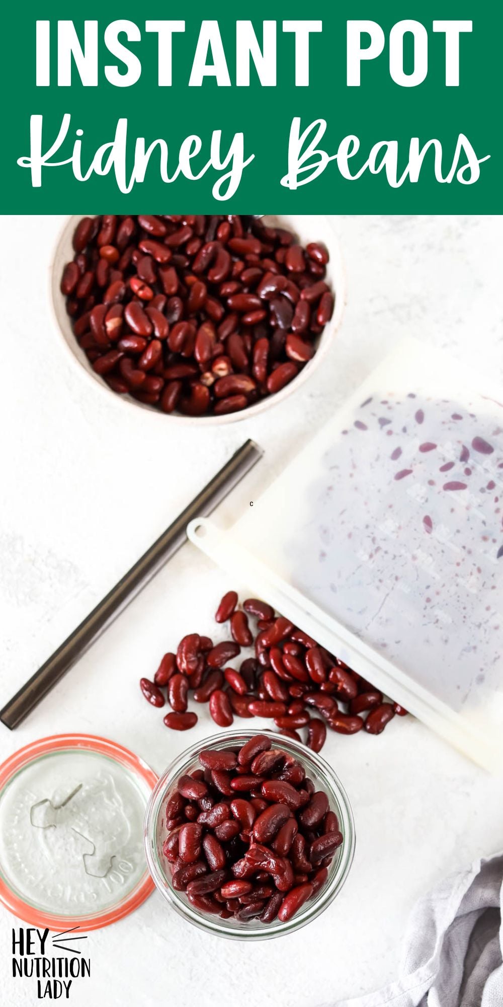 Instant Pot Kidney Beans - No-Soak Recipe - Hey Nutrition Lady