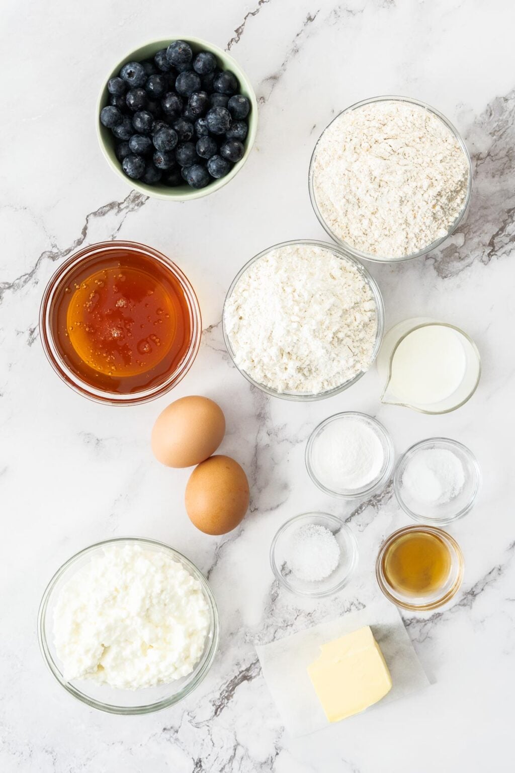 Blueberry Cottage Cheese Muffins - Hey Nutrition Lady